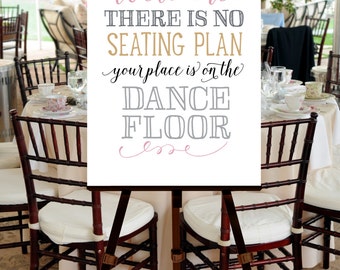 No seating plan sign | Etsy