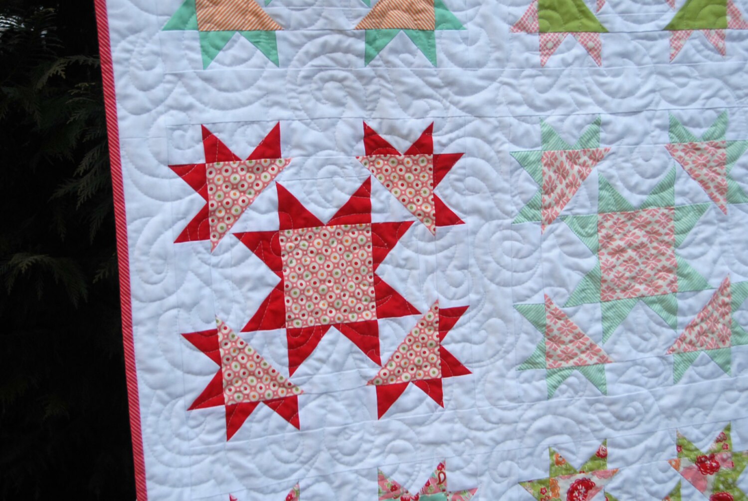 Vintage Star digital quilt pattern a layer cake friendly