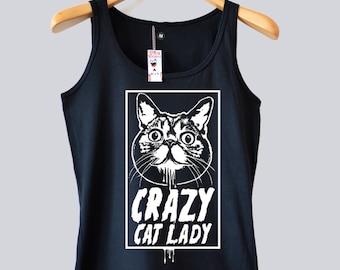 Unique crazy cat lady related items | Etsy