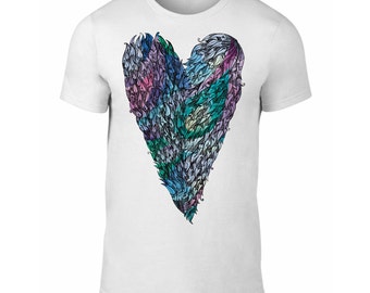 Heart t shirt | Etsy