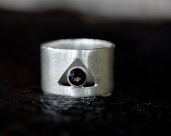 Wide cuff ring | Etsy