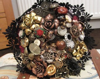 Steampunk bouquet | Etsy