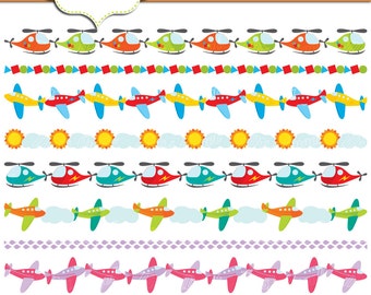Airplane Border Design