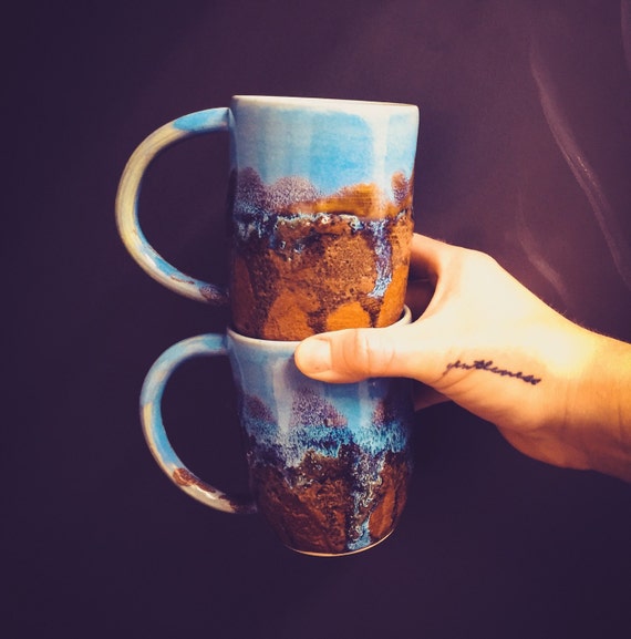 Custom Made Ceramic Mugs by karlysuesmessydos on Etsy