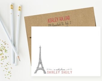 Paris note cards | Etsy