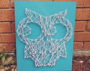 Owl string art | Etsy