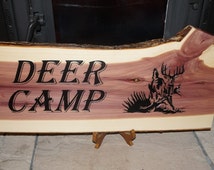 Unique hunting sign related items | Etsy