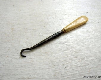 Antique crochet hook | Etsy