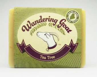 Tea Tree Mint Facial Bar All Natural Goat Milk Soap with