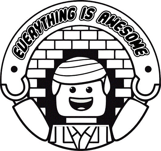 Lego...Everything is Awesome vinyl decal