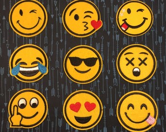 Smiley face patch | Etsy