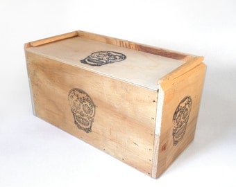 Wooden skulls | Etsy