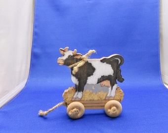 Cow on wheels | Etsy