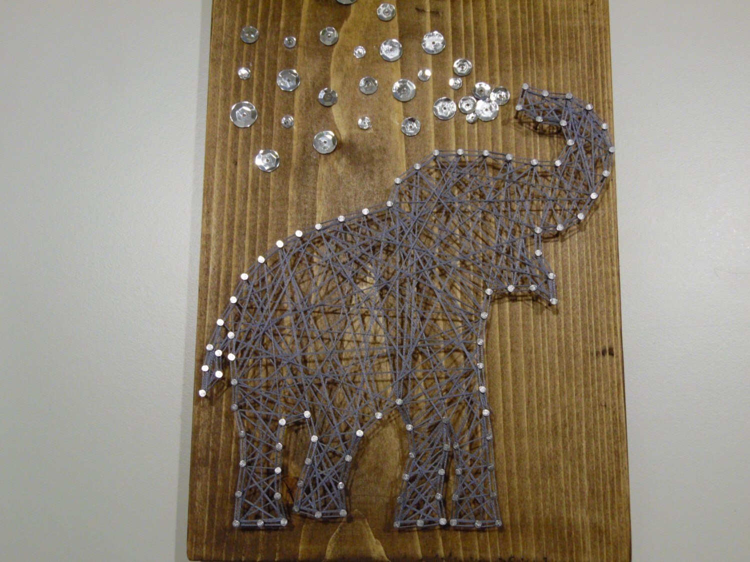 Elephant String Art Nursery String Art String Art Baby