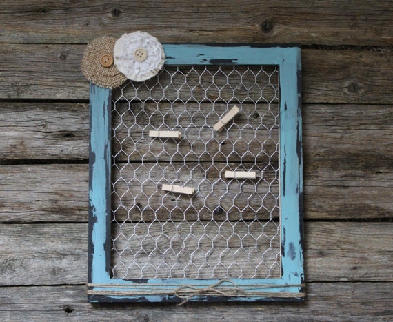 Chicken wire Frame Rustic Chicken wire Frame by MyRusticPlace