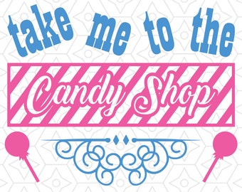 Candy store decal | Etsy