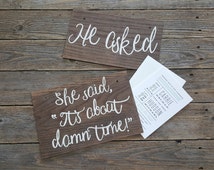 Unique he asked she said related items | Etsy