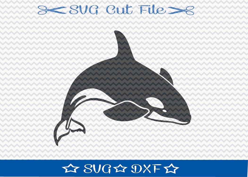 Killer Whale SVG / Cut File for Silhouette or Cricut / Animal