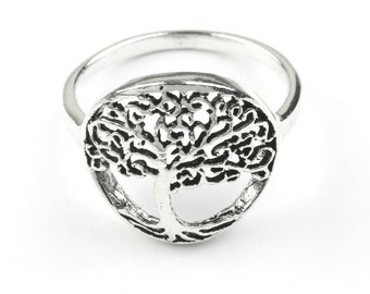 Pentacle Ring Sterling Silver Pentagram Ring 925 by shopWEARRAW