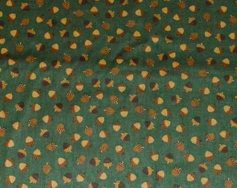 Acorn fabric | Etsy