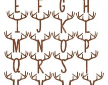 Unique antler font related items | Etsy