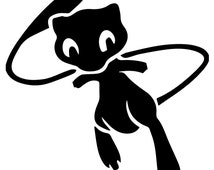 Unique mew decal related items | Etsy