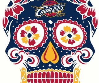 Sugar skull nfl | Etsy