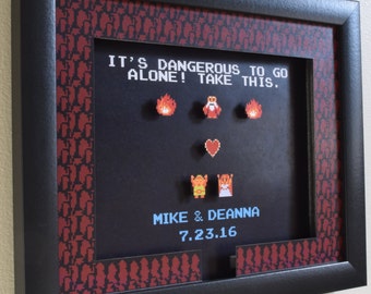 3D Video Game Shadow Boxes of Retro Games by VideoGameShadowBox