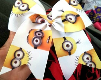Minion cheer bow | Etsy