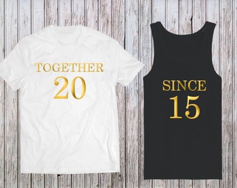 Unique together since shirt related items | Etsy