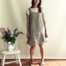 Linen Jumper Dress Pinafore Dress Linen Dress Sleeveless