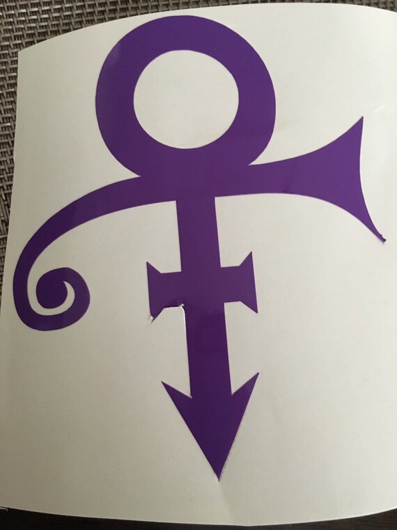 Prince Symbol Vinyl sticker many color options by roxiBABYDeisgn