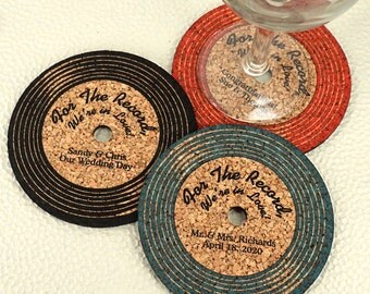 Vinyl coasters | Etsy