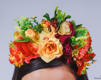 Rustic Fall Flower Crown