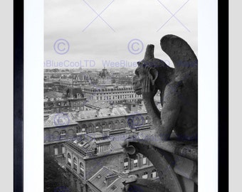 Gargoyle art print | Etsy