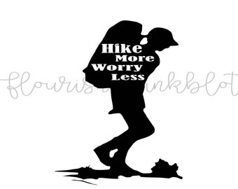 Hiking stickers | Etsy