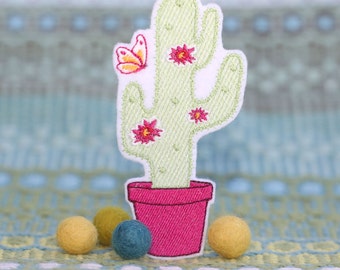 Cactus applique | Etsy