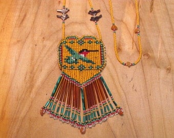 Beaded hummingbird | Etsy