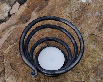 Items similar to Blacksmith Hand Forged Spiral Swirl Decorative Coat ...