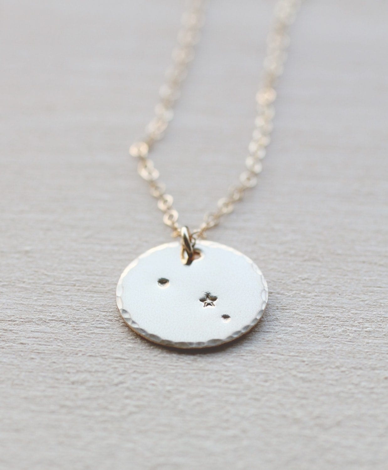 Aries Zodiac Necklace Aries Constellation Necklace Gold