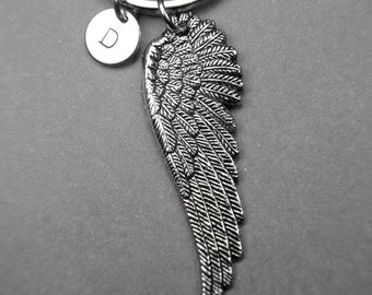 Angel wing keychain | Etsy