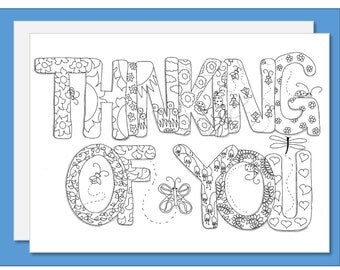 Sympathy coloring | Etsy