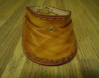 Leather visor | Etsy