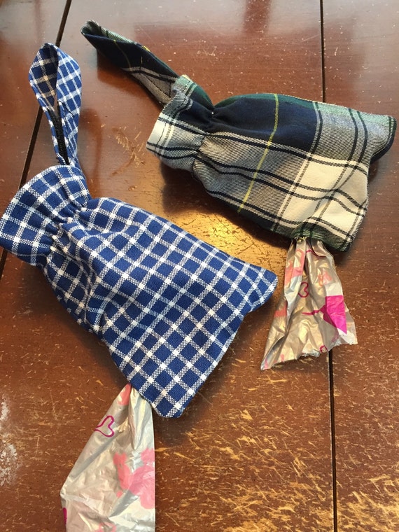 Custom poop bag carrier by CustomDogJacket on Etsy