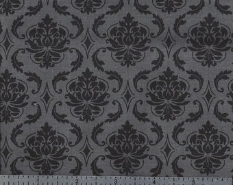 Unique gray damask fabric related items | Etsy