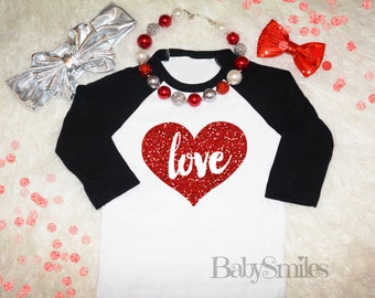 Red heart shirt | Etsy