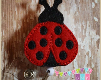 Ladybug name tag | Etsy