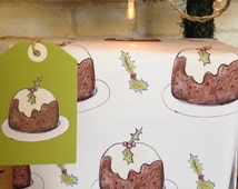 Unique christmas pudding related items | Etsy