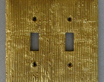 Romantic Script Double Rocker Switchplate by virginyasart on Etsy