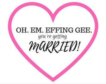 Oh em gee card | Etsy